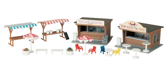 Snack & Market Stall stands - E-trains