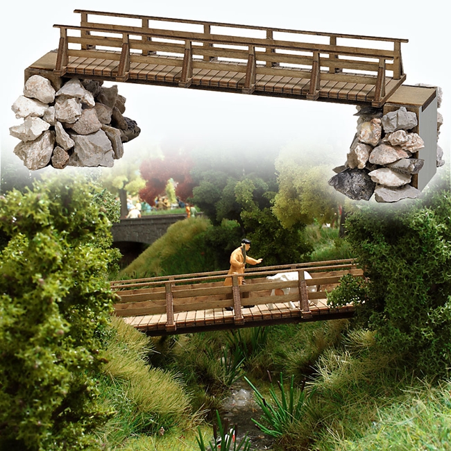 Wooden Bridge - Kit - E-trains