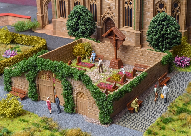 HO Deco-Set graveyard - Kit - E-trains