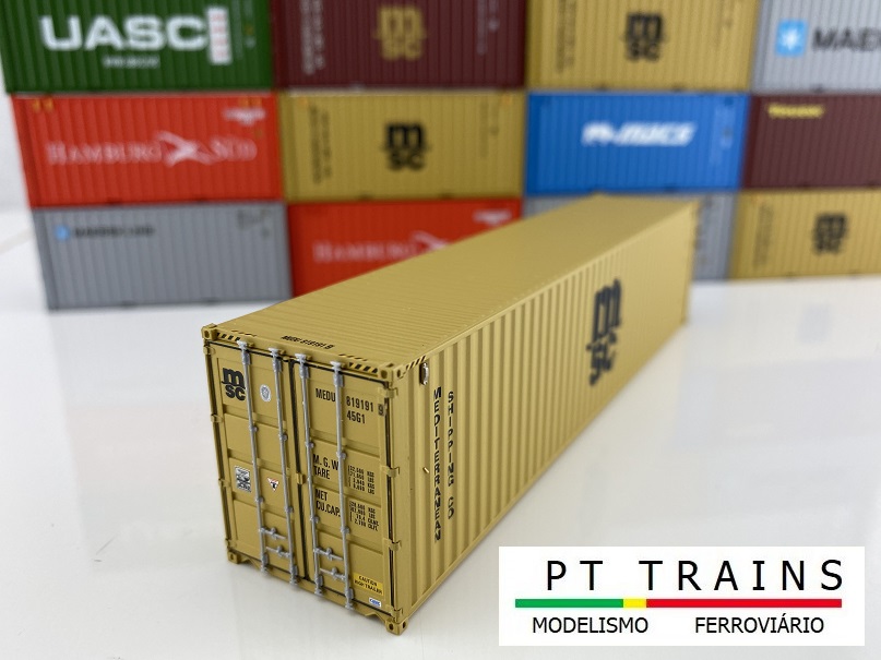 40ft HC Container - MSC - E-trains