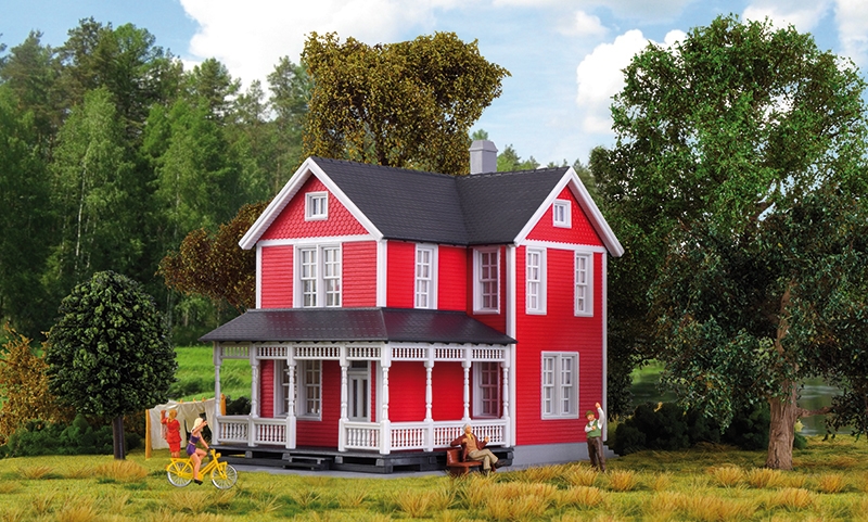 H0 Swedish house - E-trains