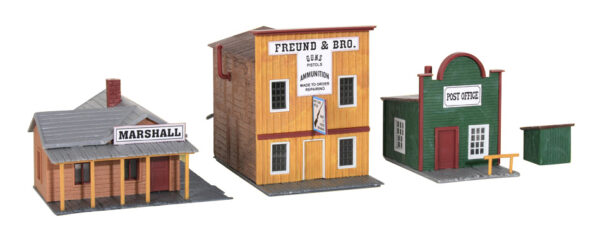 H0 Western buildings - Marshal - E-trains