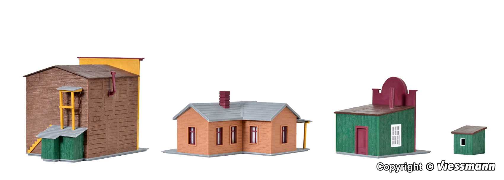 H0 Western buildings - Marshal - E-trains