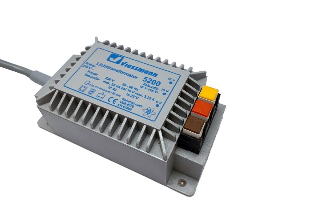 Transformer 16 V, 52 VA - E-trains