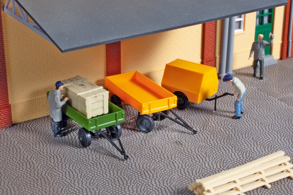 Set of trailers - E-trains
