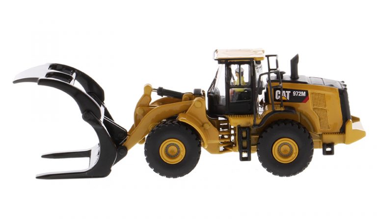 Caterpillar 972M wheel Loader with Log Forks - E-trains