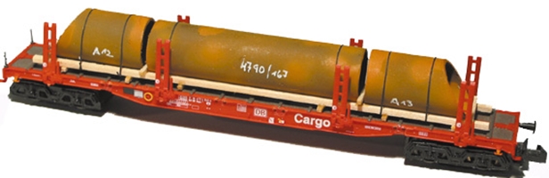 3 Pipe Sections on Guts - E-trains