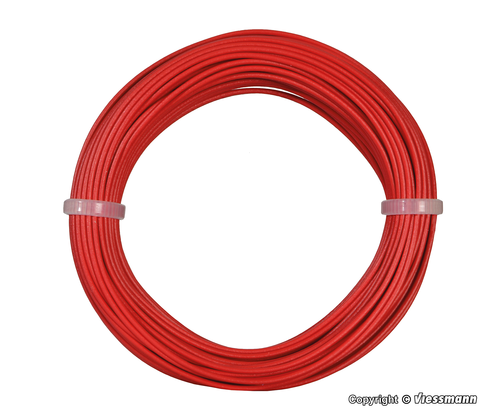 Wire 0,14 mm²,Red , 10 m - E-trains
