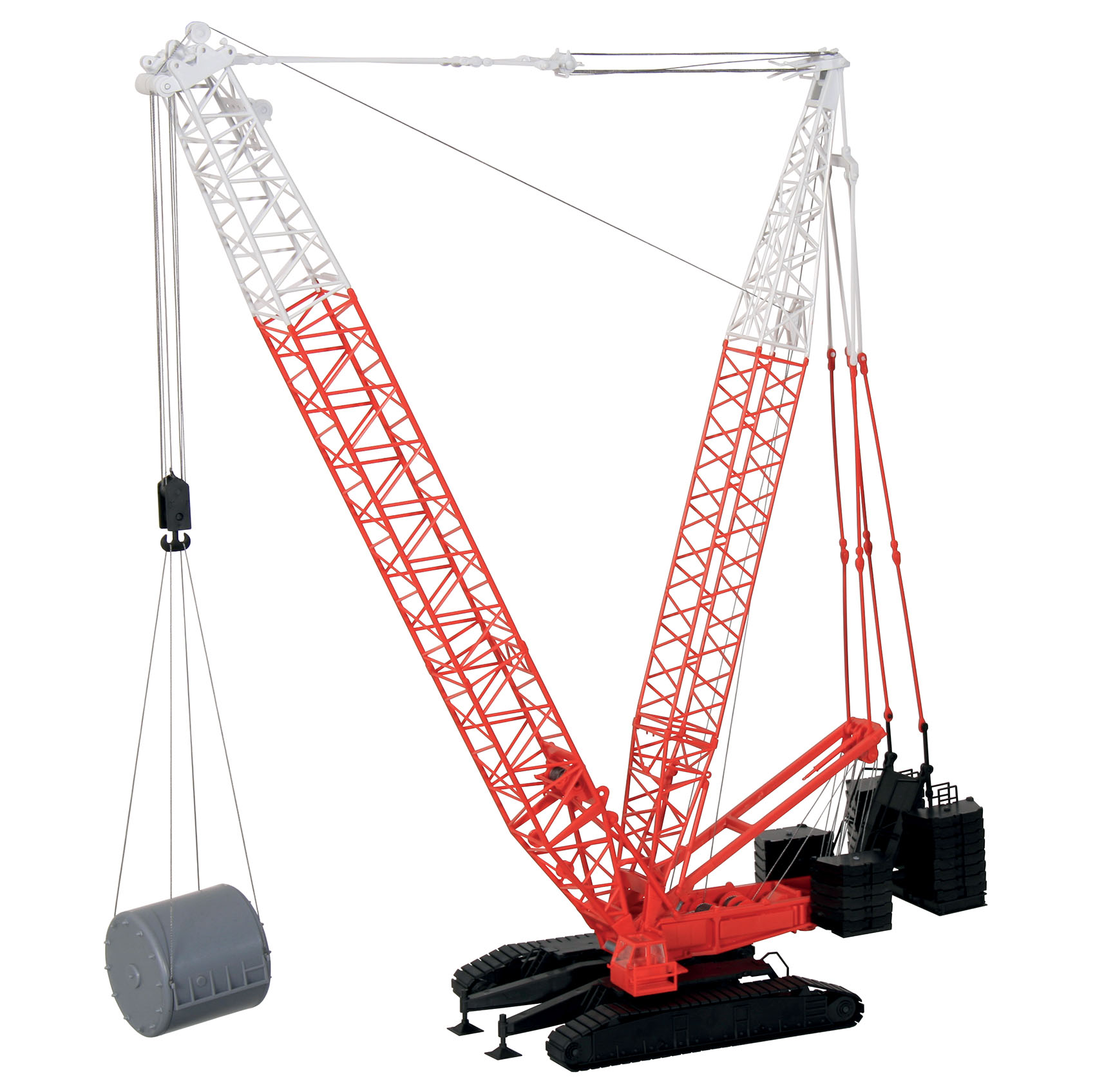 H0 LIEBHERR crawler crane with lattice mast - E-trains