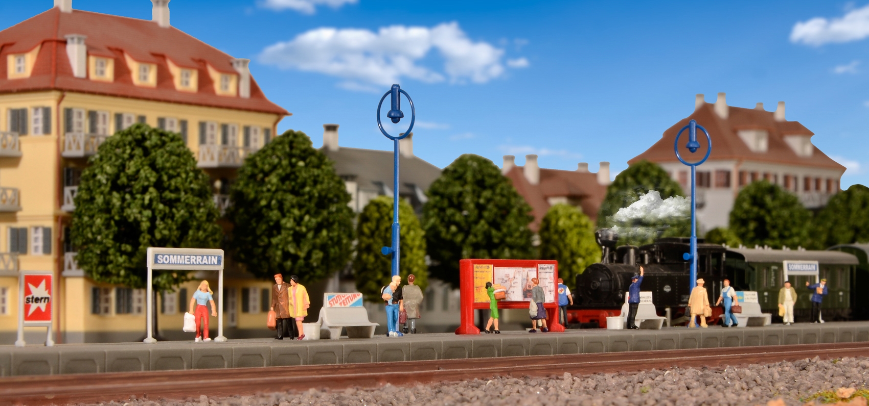 N Platform Sommerrain - Kit - E-trains