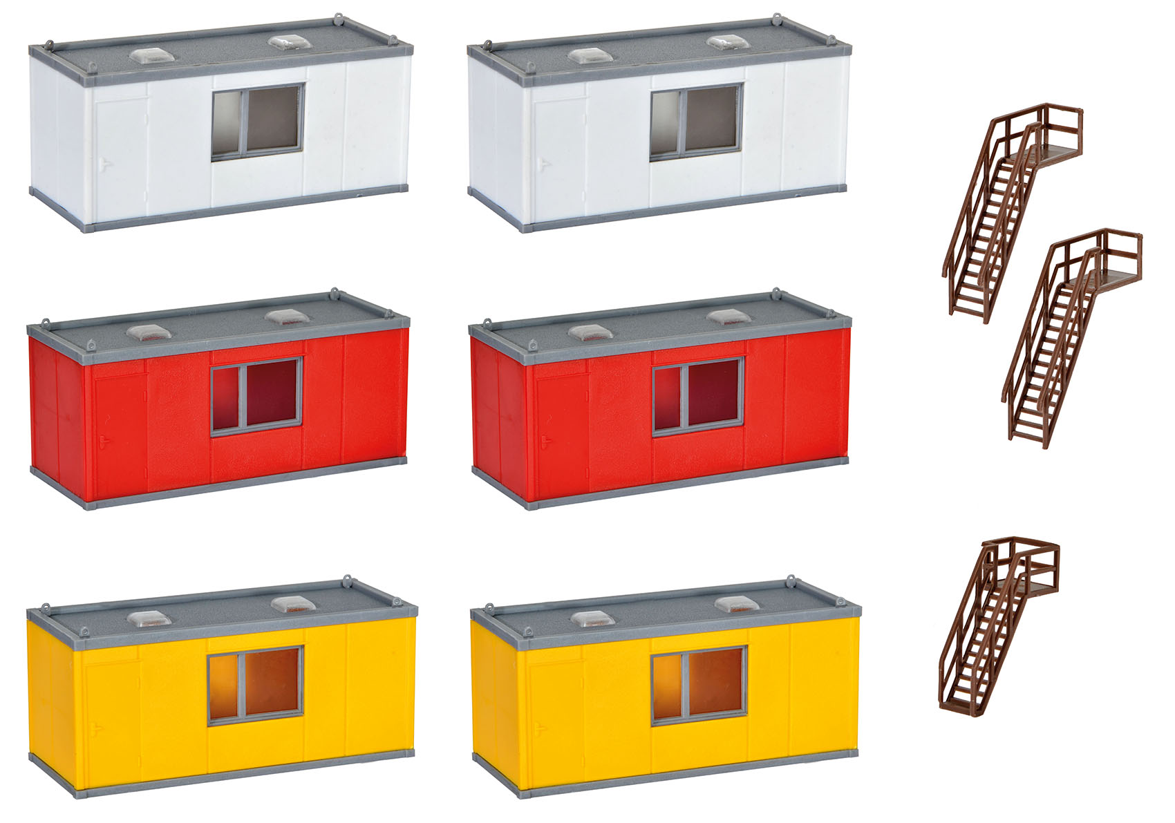 Building container, 6 pieces - Kit - E-trains
