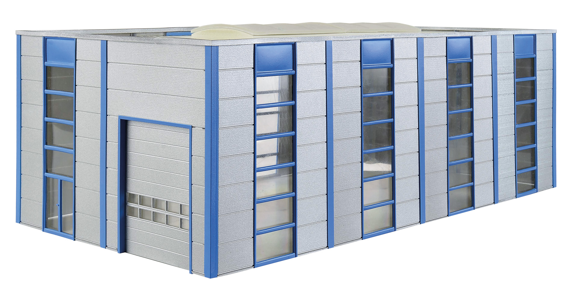 H0 Warehouse / Industrial hall, modern - Kit - E-trains