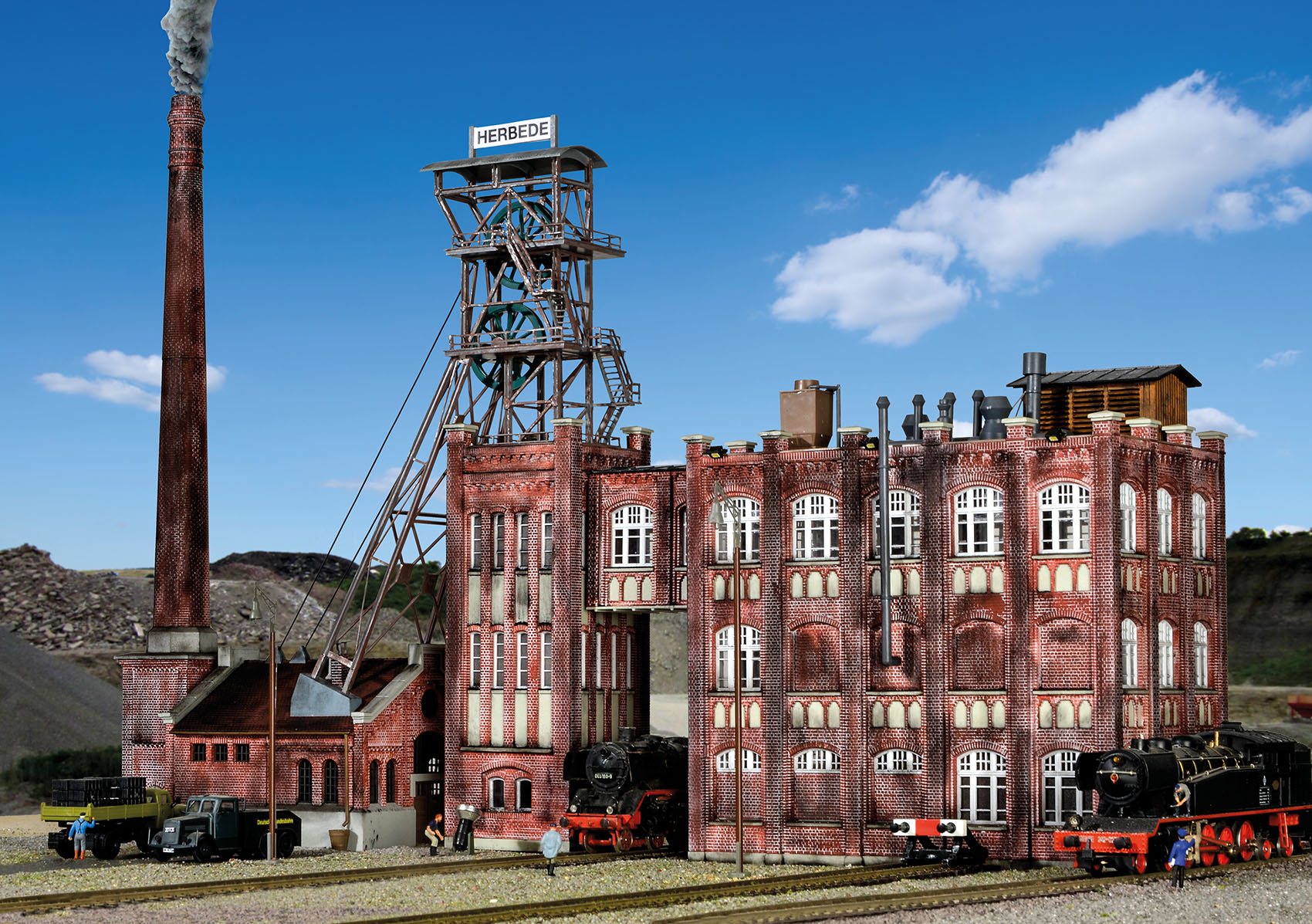 H0 Mine Herbede incl. drive - Kit - E-trains