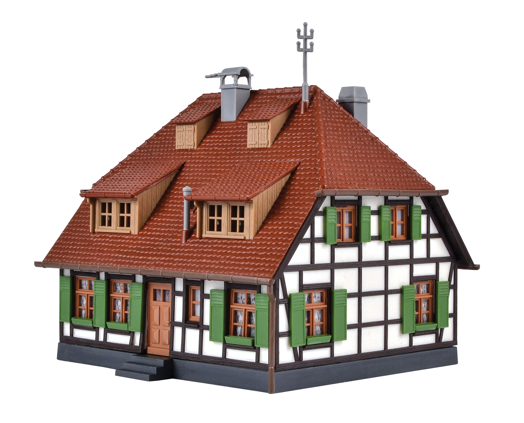 H0 Half-timbered farmhouse - Kit - E-trains