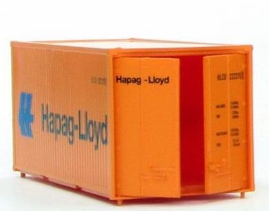 Pack of 3 Hapag-Lloyd 20ft Shipping Containers - E-trains