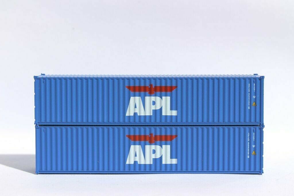 Pack of two 40' High-Cube Container - APL - E-trains