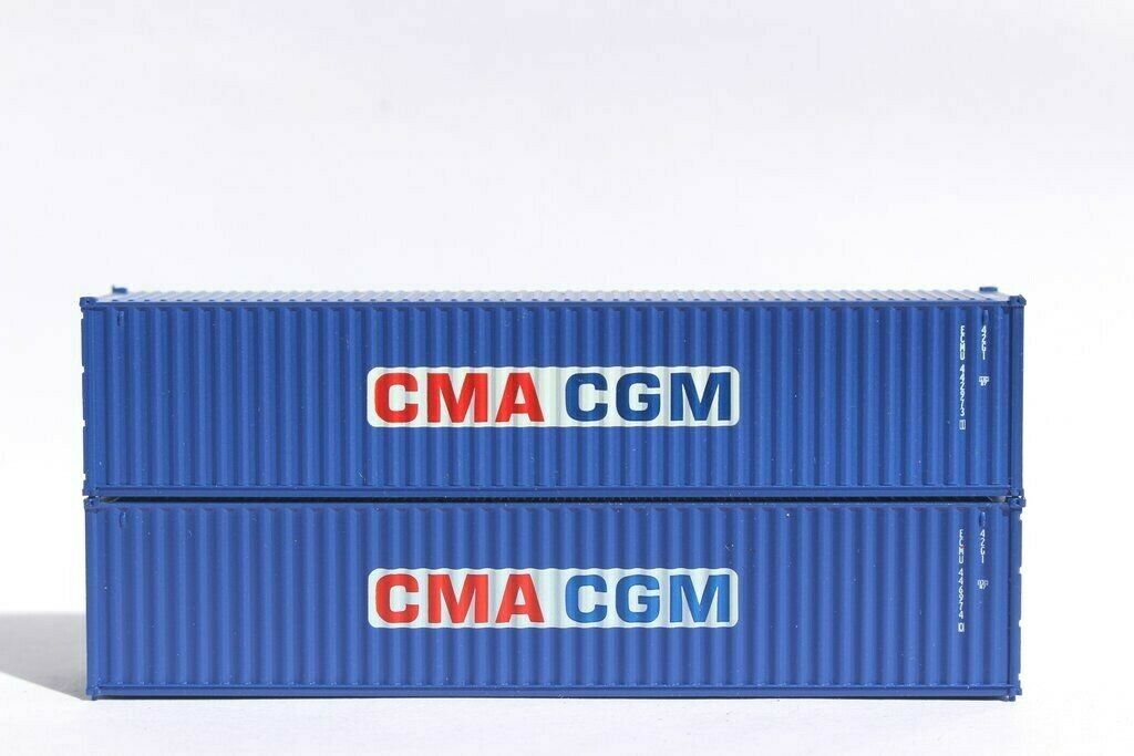 Pack of two 40' Std Height Container - CMA CGM - E-trains