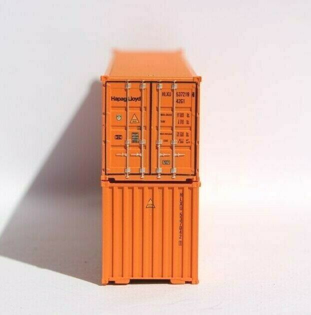 Pack of two 40' Std Height Container - HAPAG Lloyd - E-trains