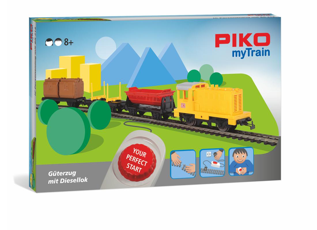 Piko MyTrain Freight Train Starter Set With Diesel Locomotive E trains