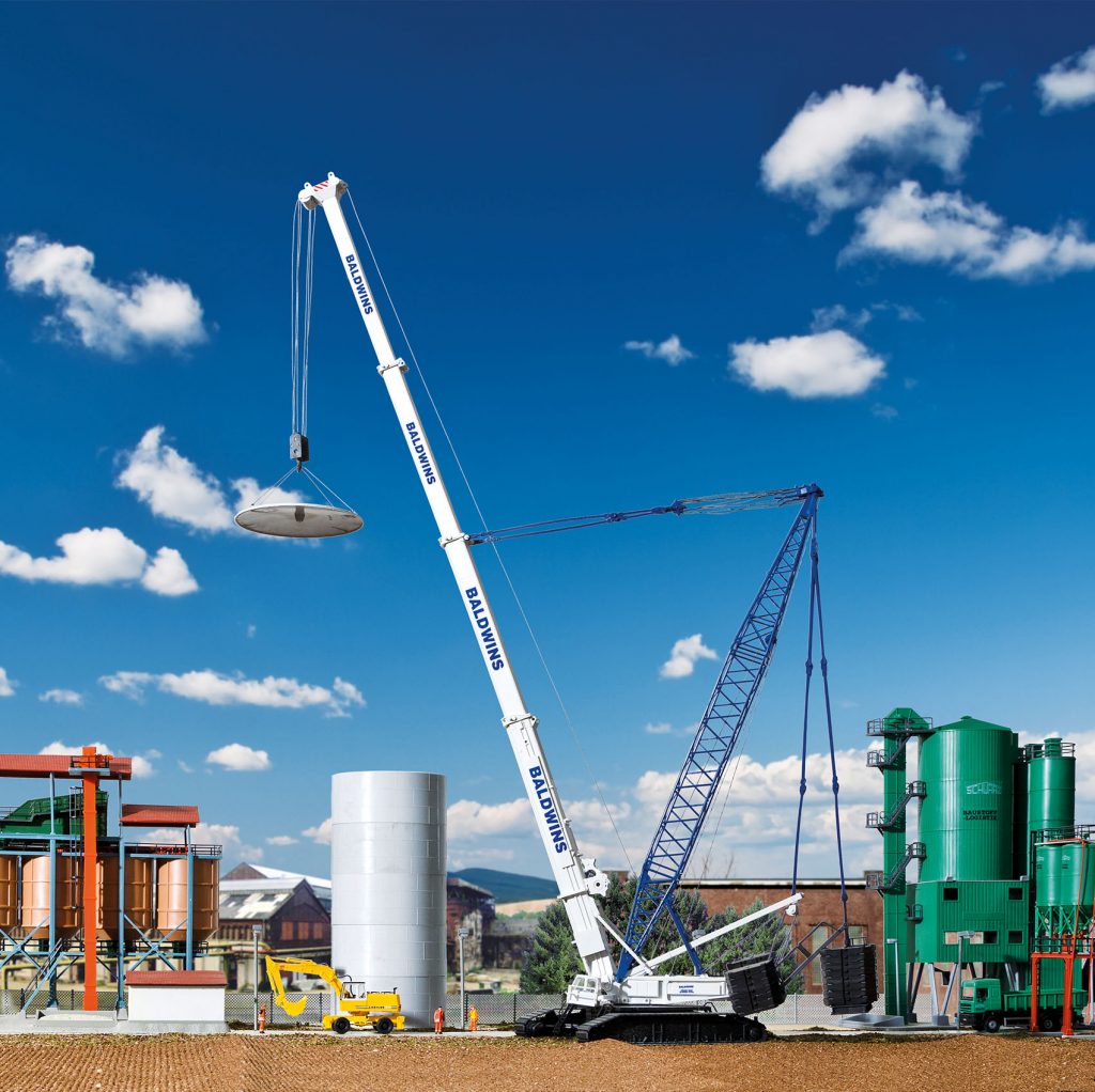 H0 LIEBHERR LTR 1800 crane Tele Derrick - Kit - E-trains