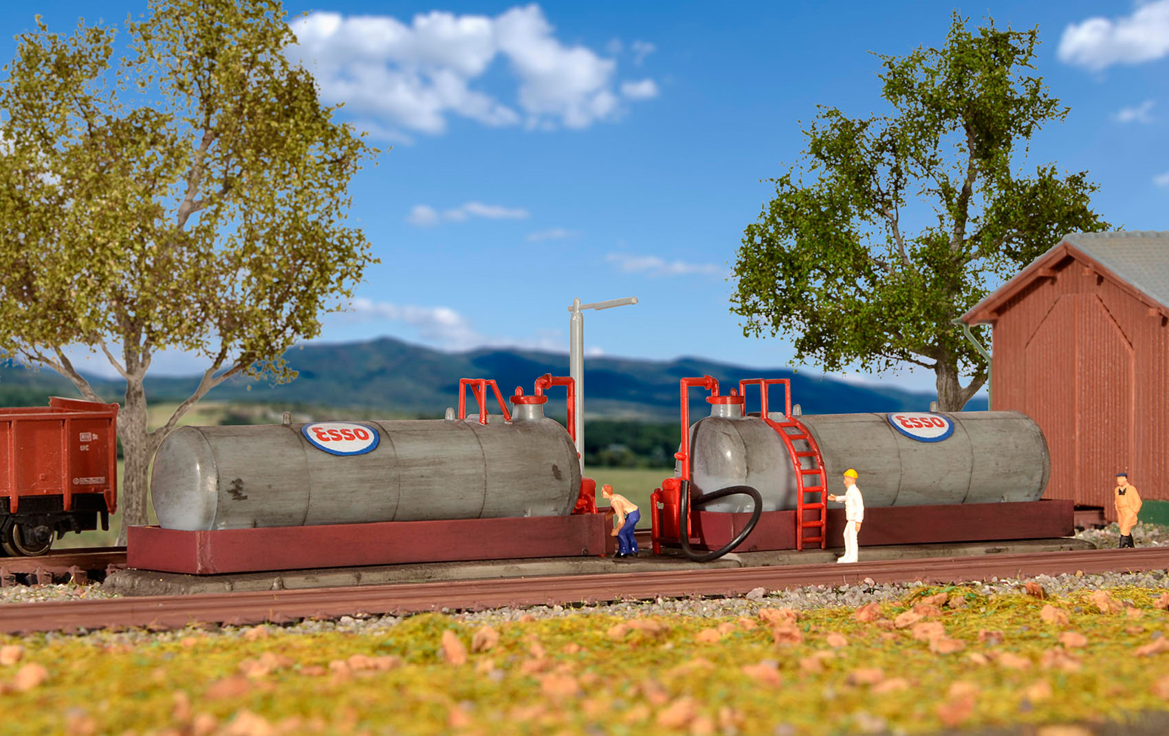 N Diesel filling station - Kit - E-trains