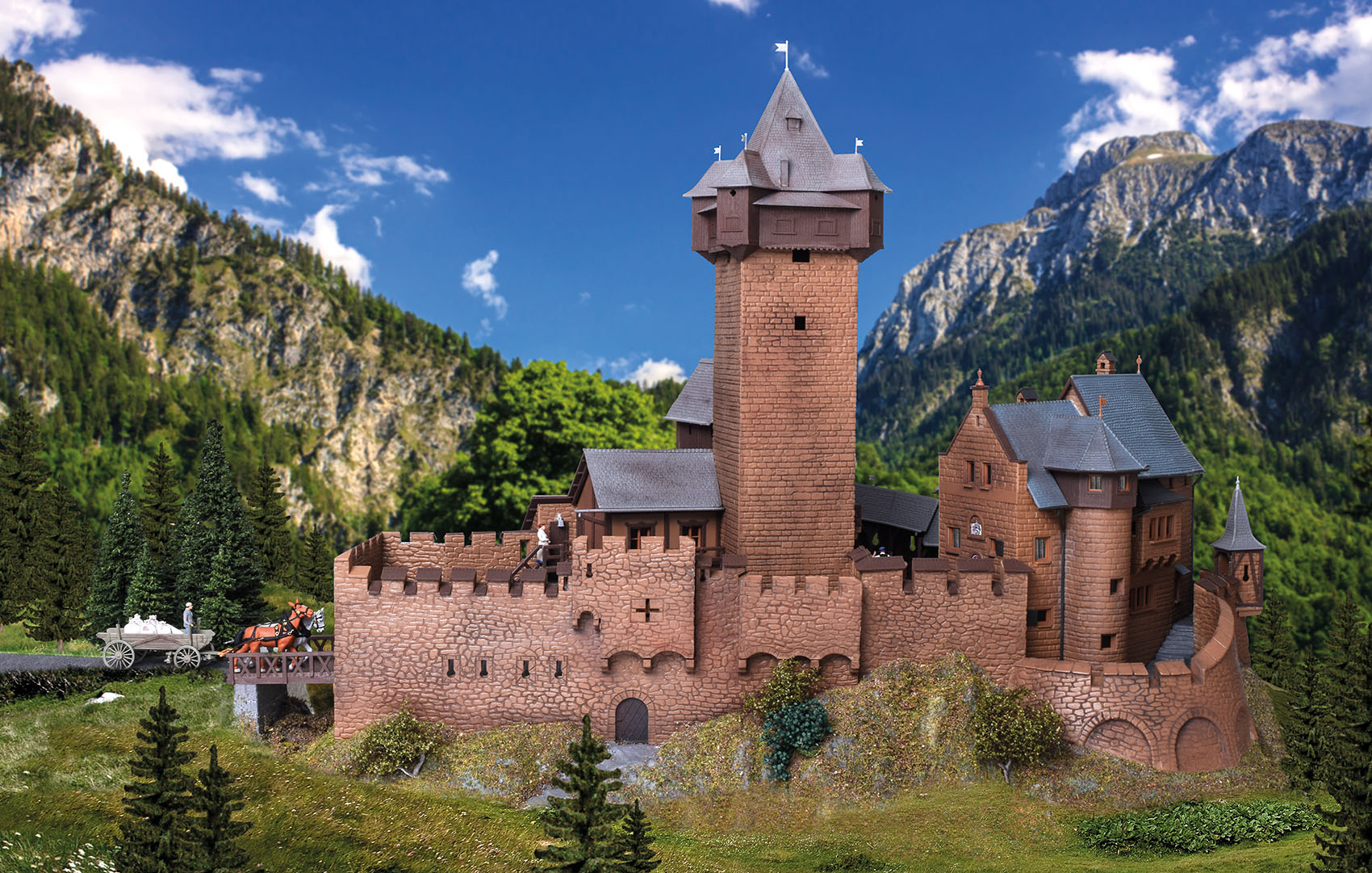 H0 Castle Falkenstein - Kit - E-trains