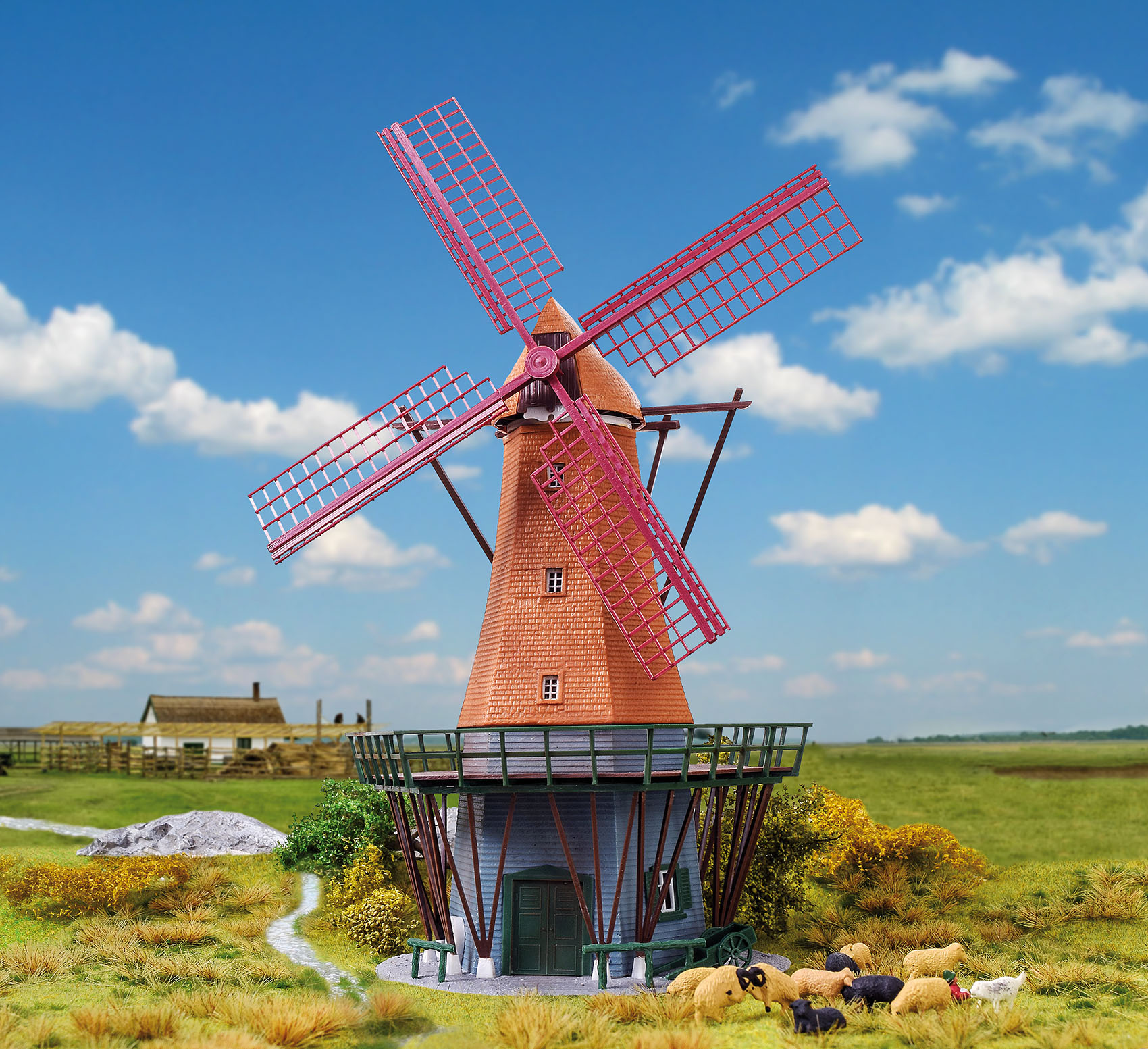 H0 Windmill on Fehmarn - Kit - E-trains