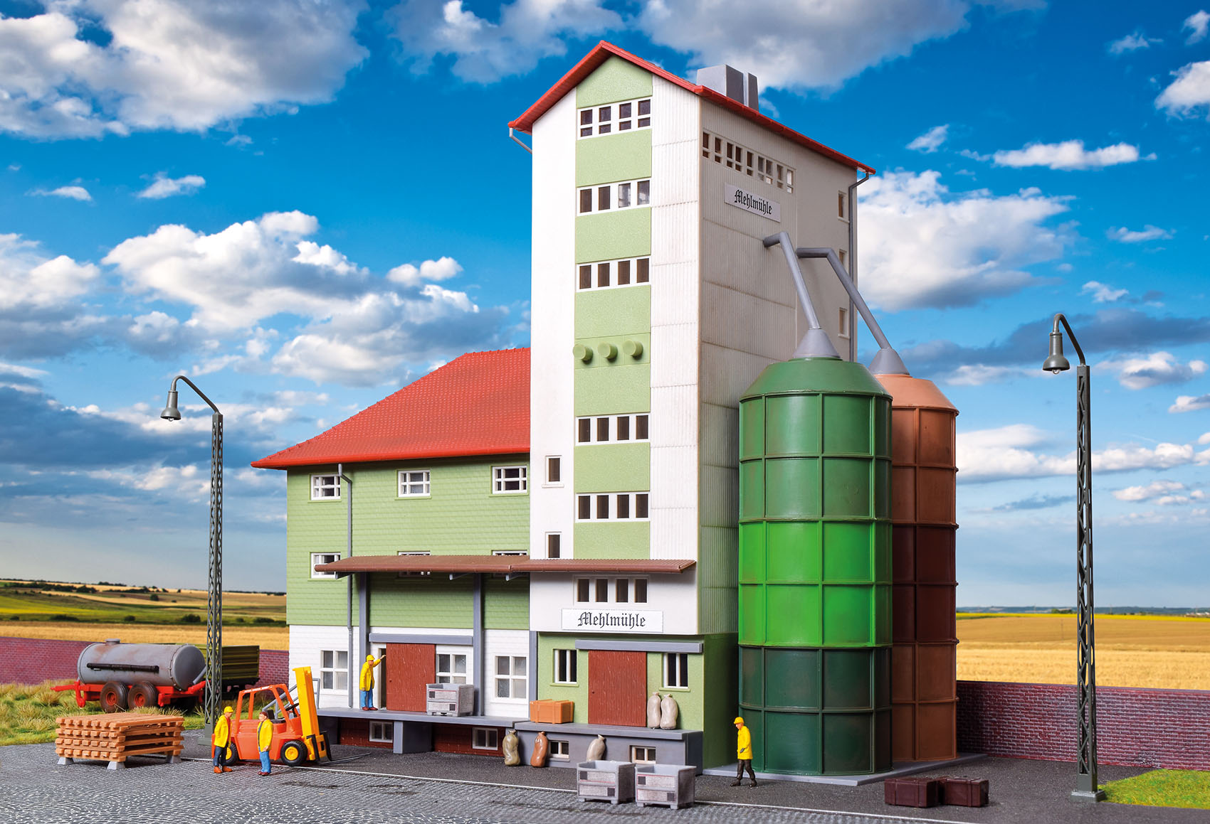 H0 Flourmill - Kit - E-trains