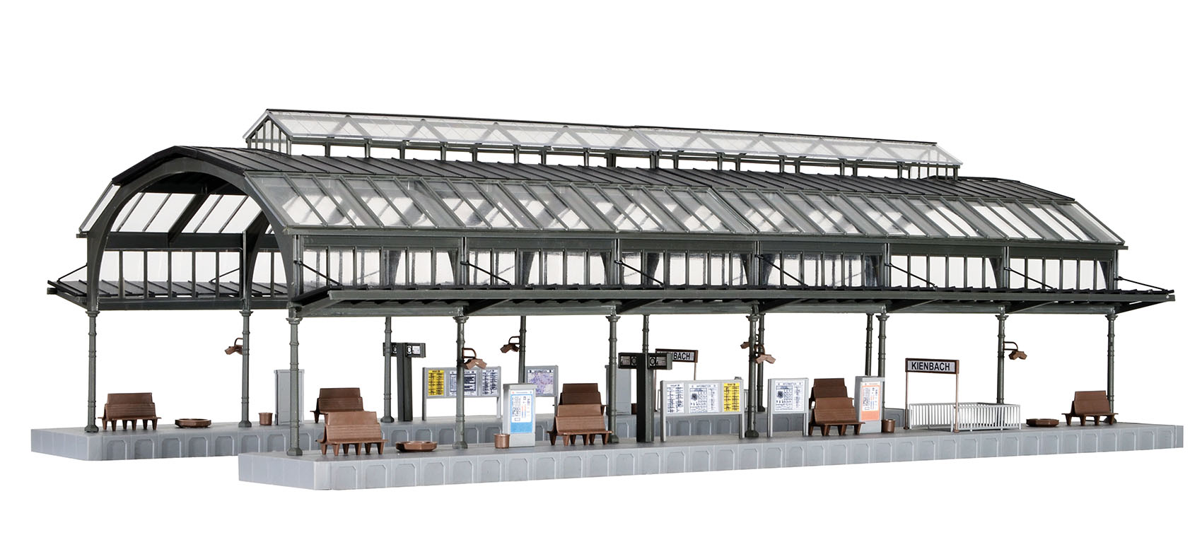 H0 Platform hall Kienbach - Kit - E-trains
