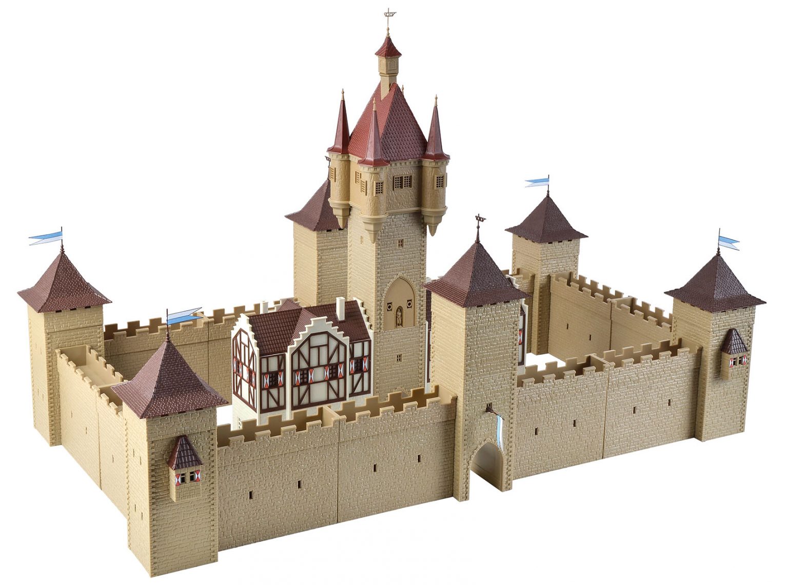 H0 Castle of the Middle Ages - Kit - E-trains