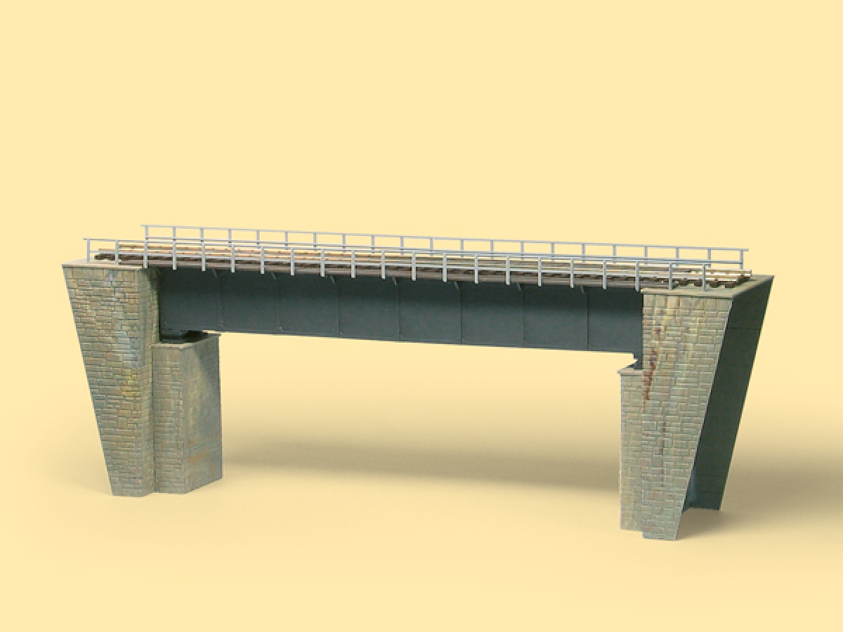 Steel girder bridge - E-trains