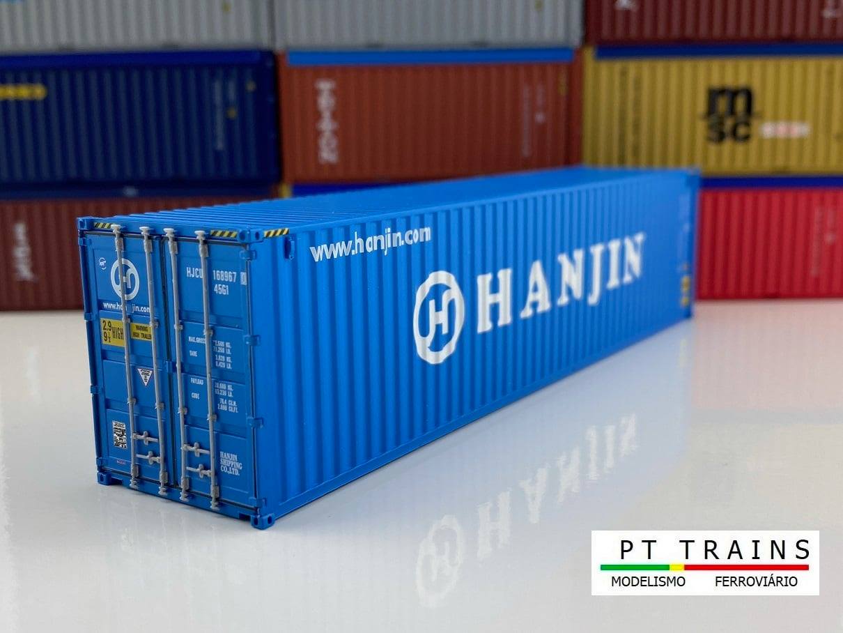 40ft HC Shipping Container - HANJIN - E-trains