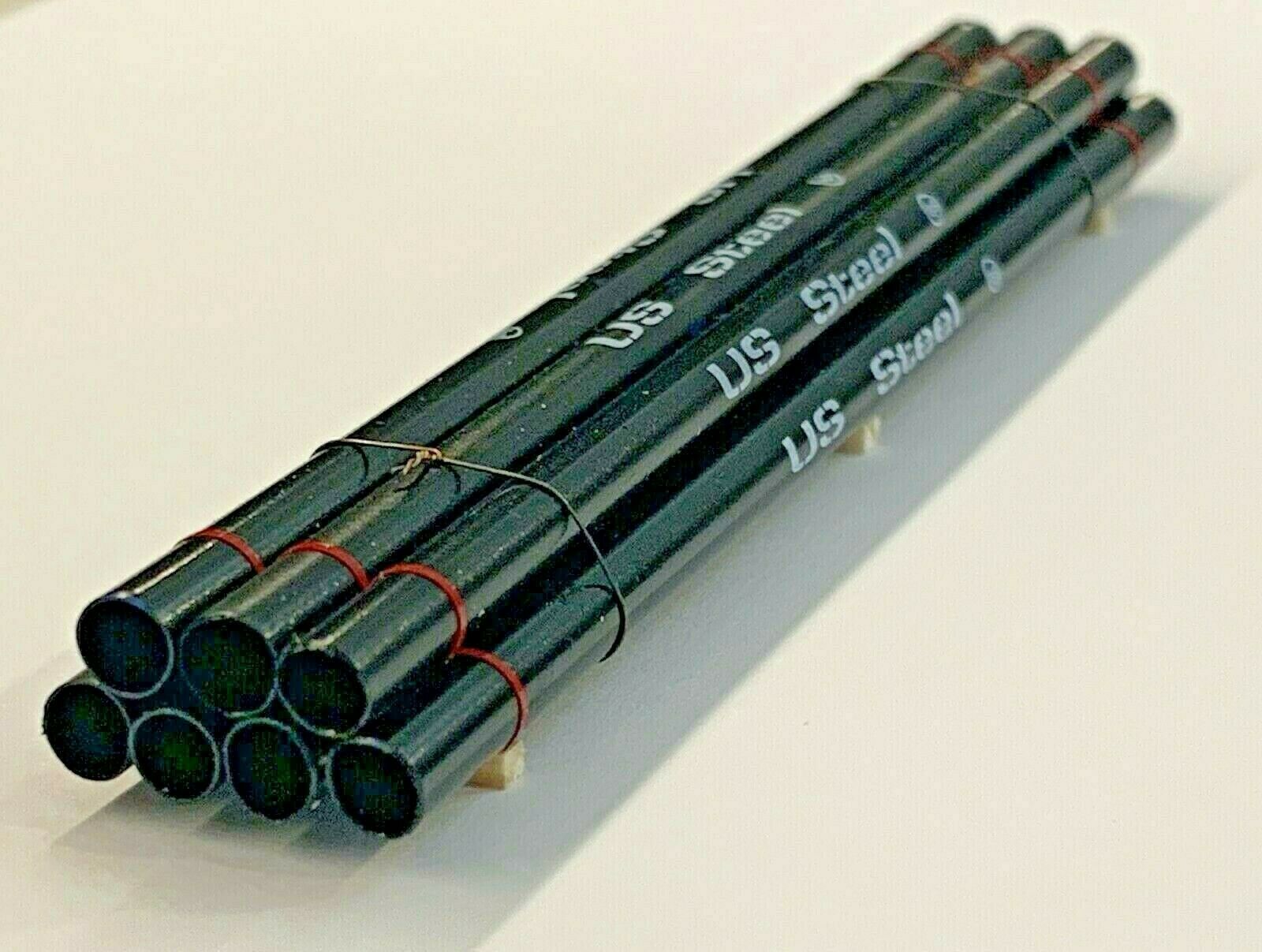 Stack of Steel Pipes - US Steel - Black - E-trains