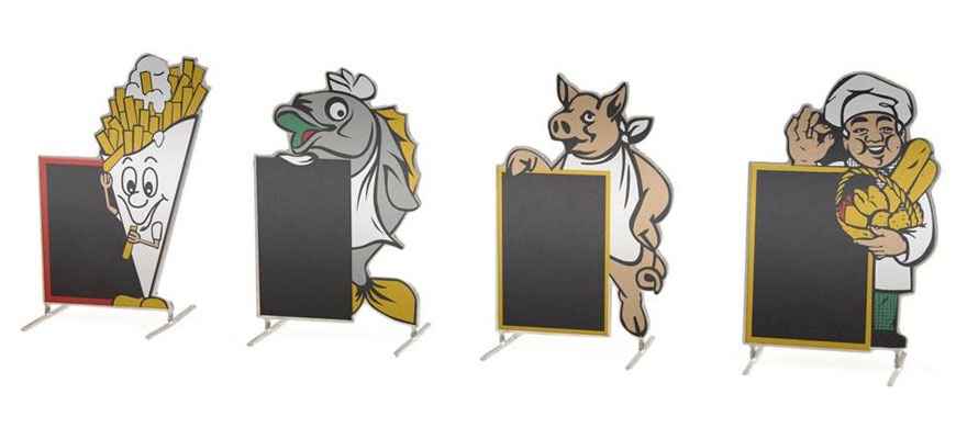 Free-standing advertising signs - Ready Made - E-trains