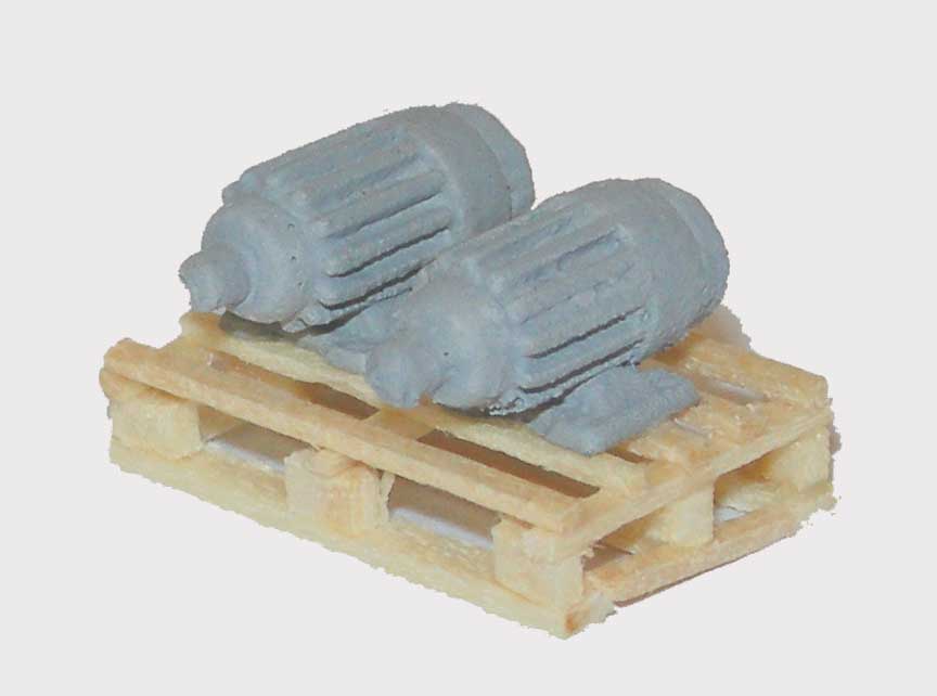 2 Small Motors on a Pallet - E-trains
