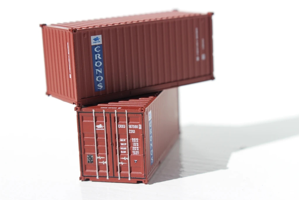 Pack of two 20' Std Height Container - CRONOS - E-trains