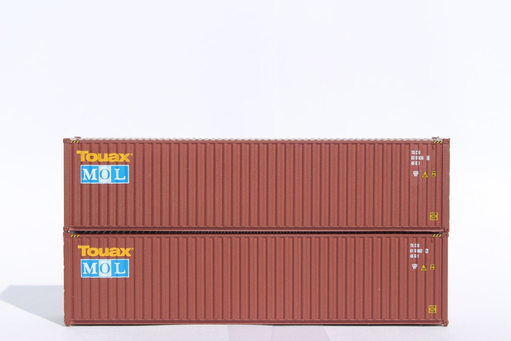 Pack of two 40' High Cube Container - TOUAX/MOL - E-trains