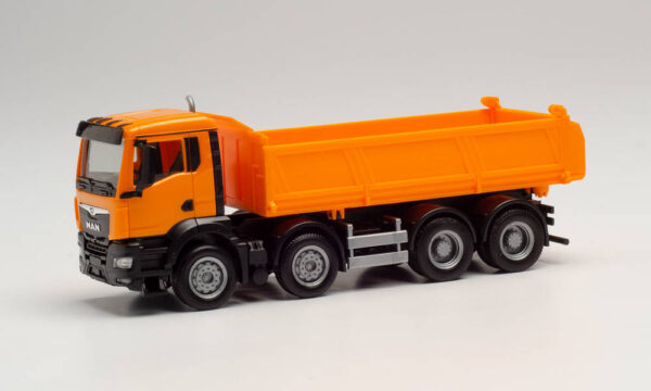 MAN TGS NN MEILLER KIPPER, COMMUNAL ORANGE - E-trains