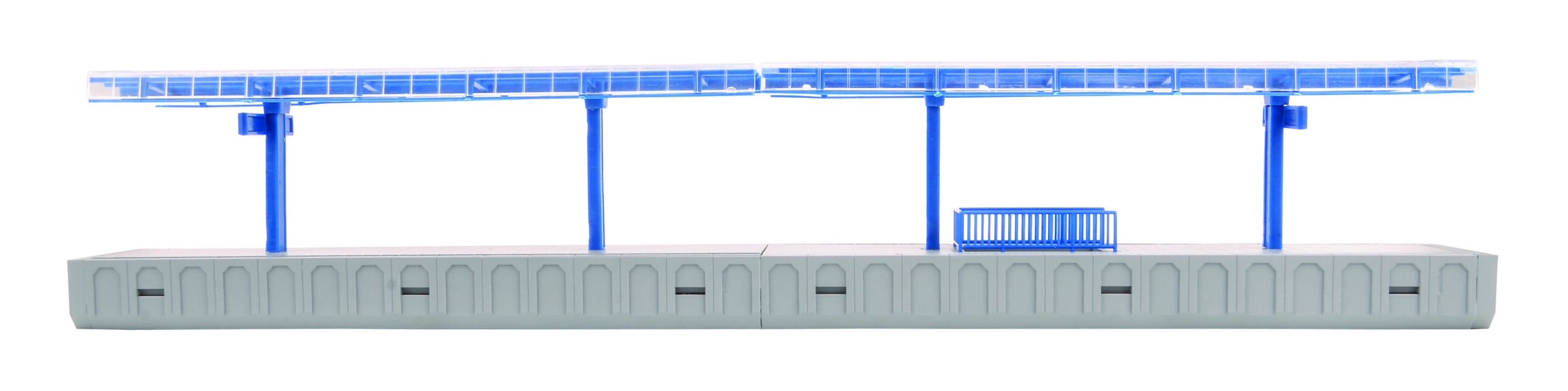 H0 Modern platform for C-track - E-trains