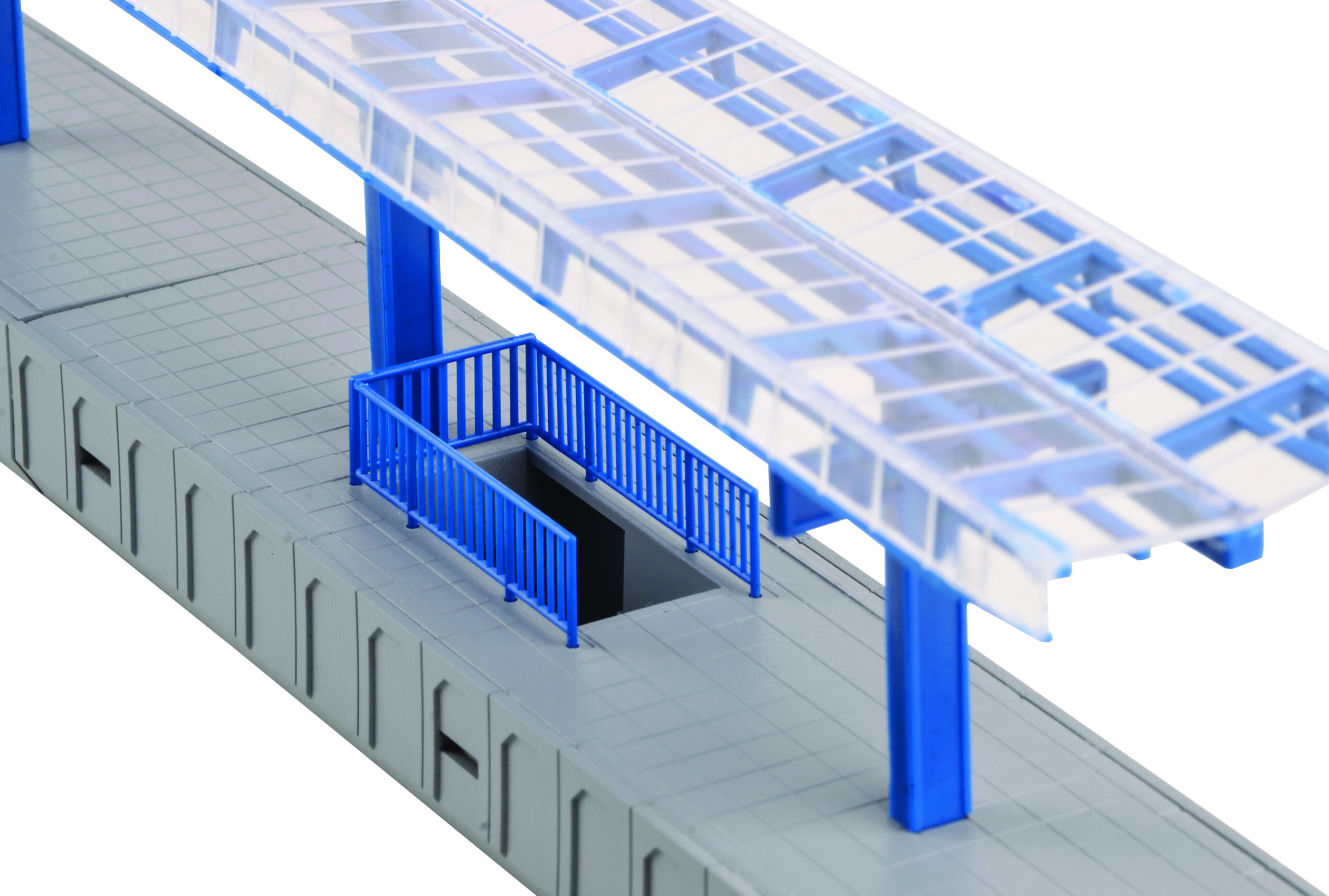 H0 Modern platform for C-track - E-trains