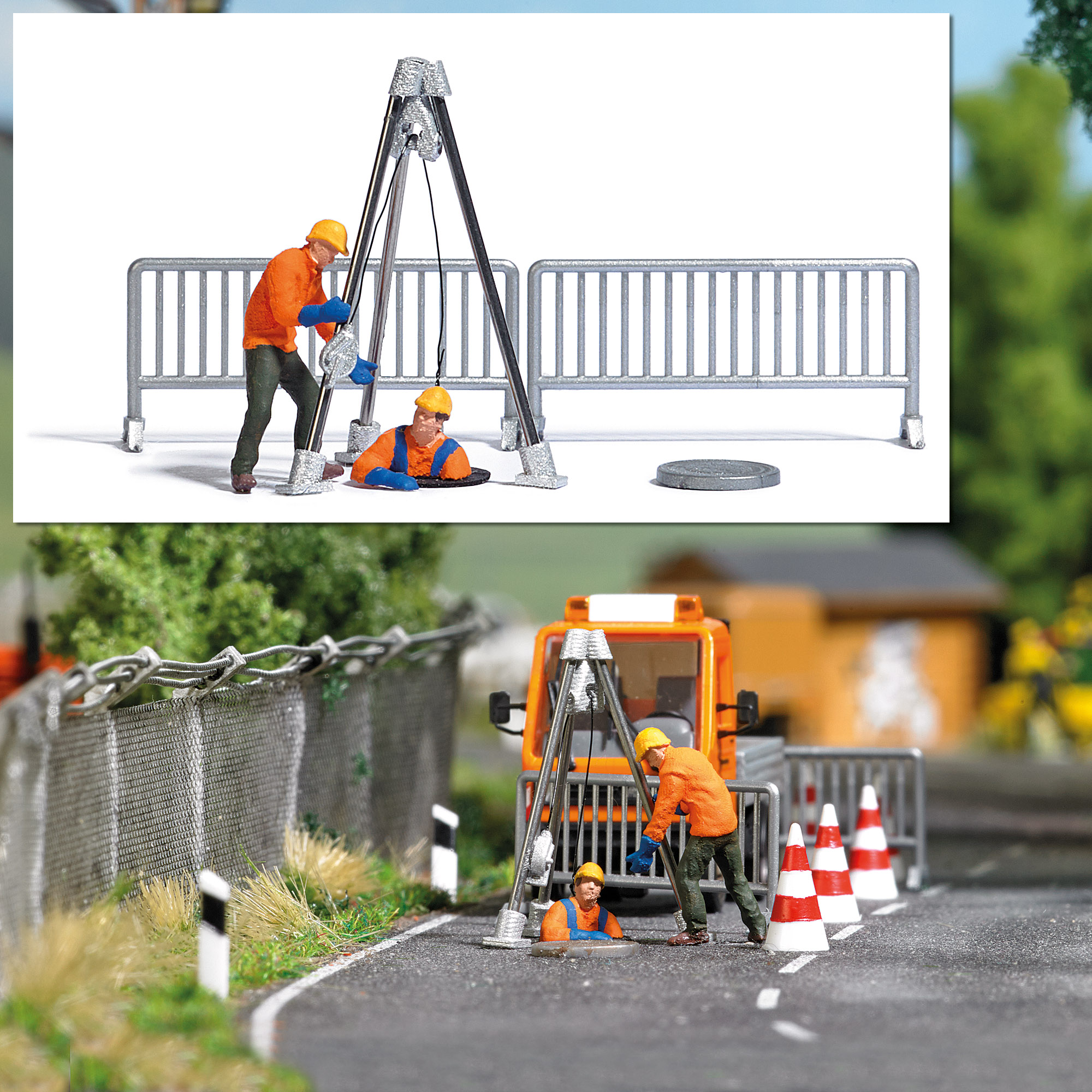 Action set: Sewer workers - E-trains