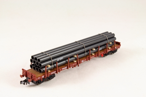 Stack of steel Pipes - E-trains