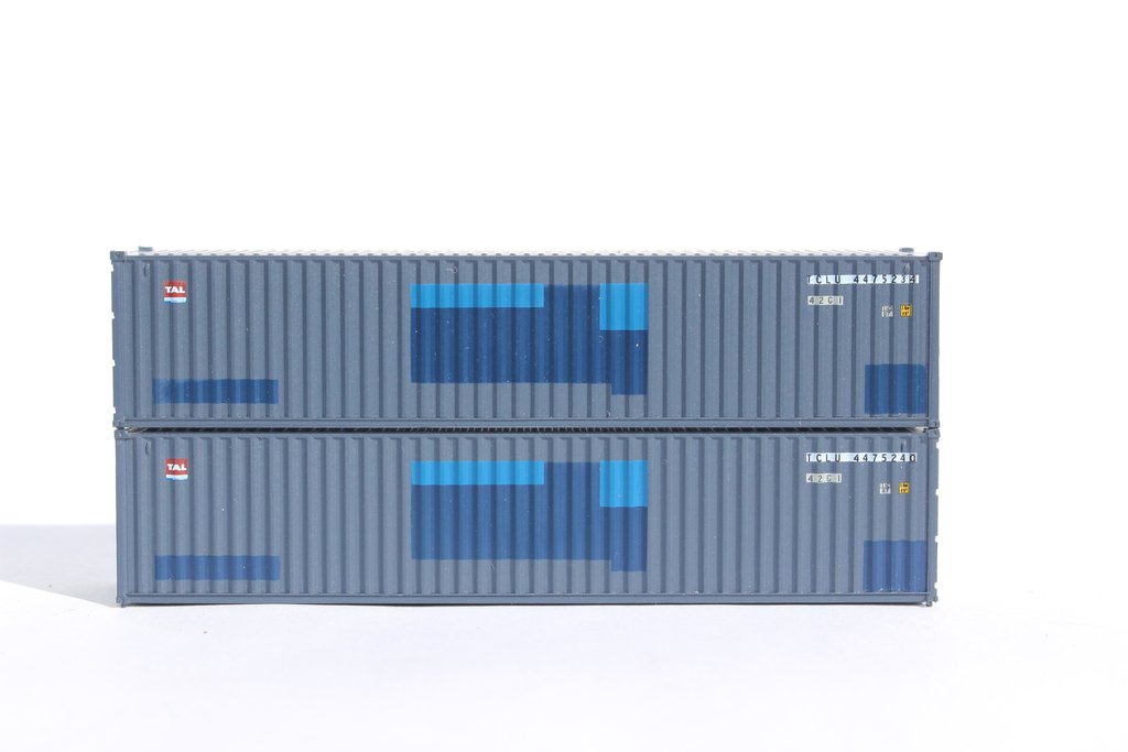 Pack of two 40' Std Height - TAL (NYK patch) - E-trains