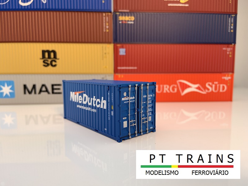 20ft Shipping Container DV - NILE DUTCH - E-trains