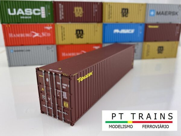40ft HC Shipping Container - TOUAX - E-trains