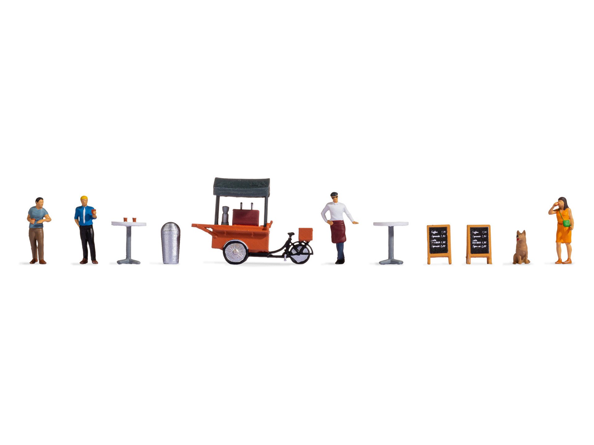 Themed Figures Set "Coffee Stall" - E-trains