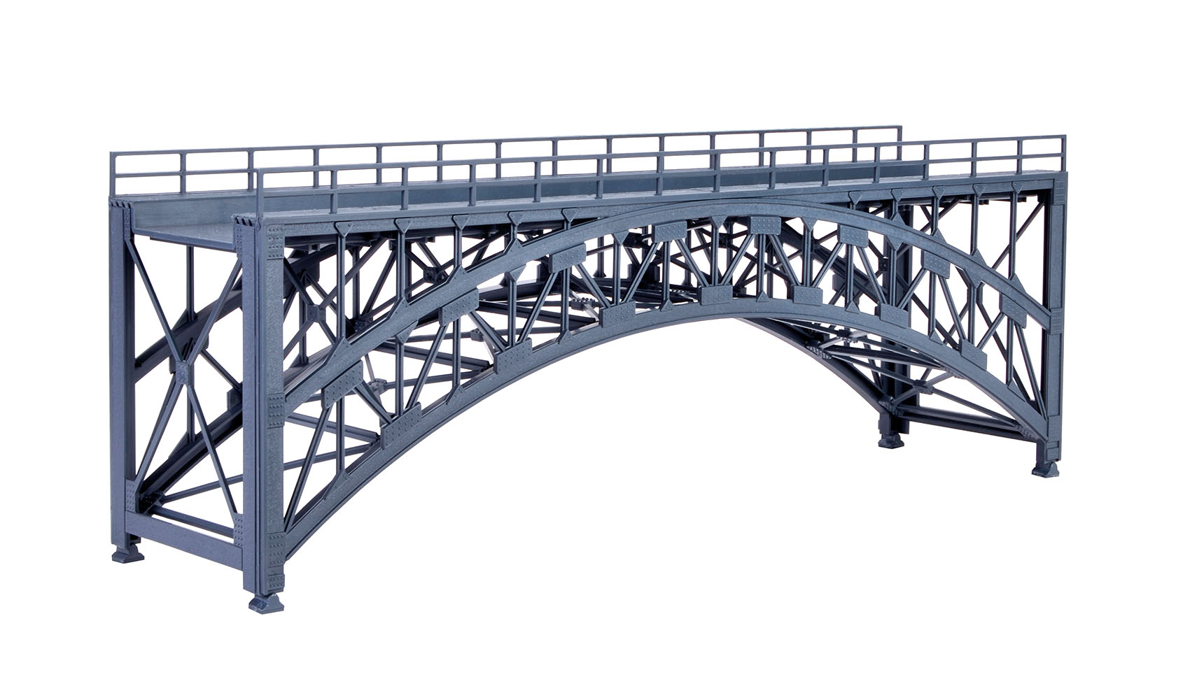 H0 Steel arched bridge Schlossbach, straight - Kit - E-trains