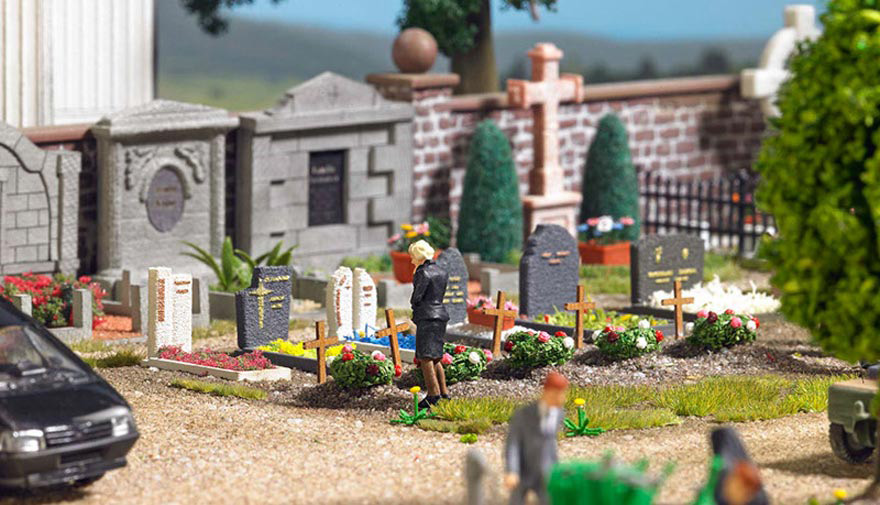H0 Cemetery - kit - E-trains