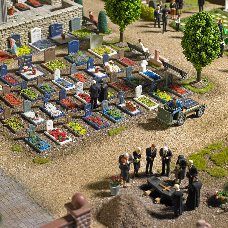 H0 Cemetery - kit - E-trains