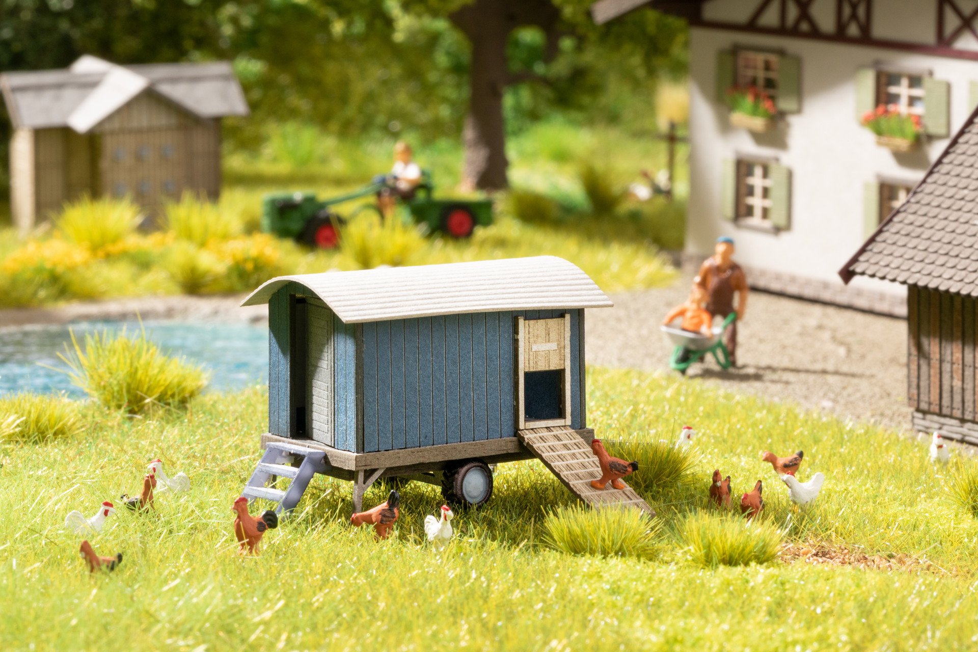 Mobile Hen House - Kit - E-trains